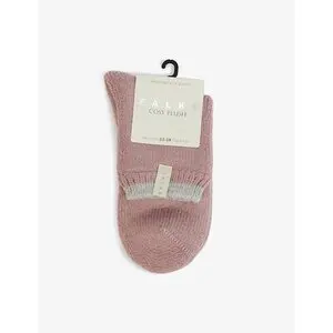 Falke Cosy Stretch-Knit Ankle Socks 8666 Rosewater