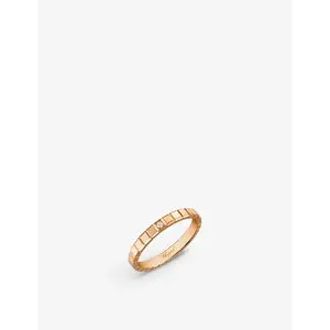 Chopard Ice Cube 18ct Rose Gold And Diamond Ring - Fairmined Rose Gold