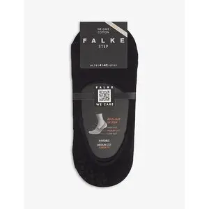 Falke Step Medium-cut Invisible Socks - Black