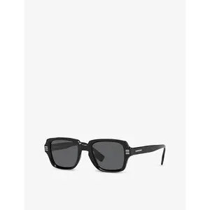 Burberry Be4349 Eldon Square-frame Sunglasses - Black