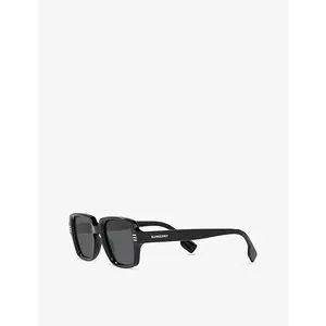Burberry Be4349 Eldon Square-frame Sunglasses - Black