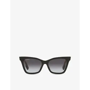 Burberry Be4346 Elsa Irregular Sunglasses - Black