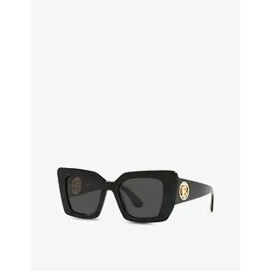Burberry Be4344 Square Sunglasses - Black