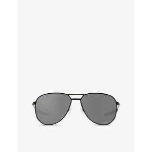 Oakley Contrail Prizm™ Aviator Sunglasses - Black