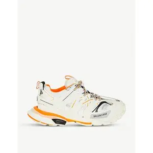 Balenciaga Track Nylon And Mesh Trainers - White/comb