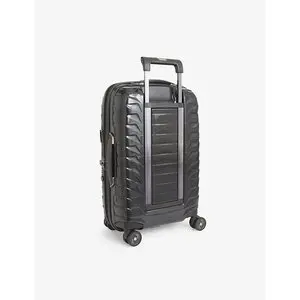 SAMSONITE Expandable Polypropylene 4 Wheel Cabin Suitcase 55cm - Black