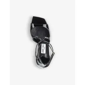 JIMMY CHOO Azia 110 Strappy Patent Leather Sandals