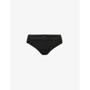 Calvin Klein Seductive Comfort Stretch-polyamide Bikini Briefs - Black