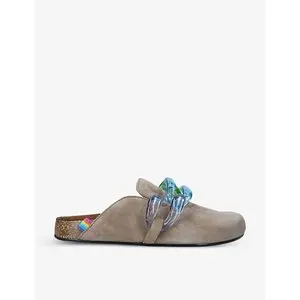 Kurt Geiger Ozark Rainbow-chain Leather Mules
