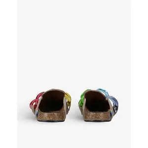 Kurt Geiger Ozark Rainbow-chain Leather Mules