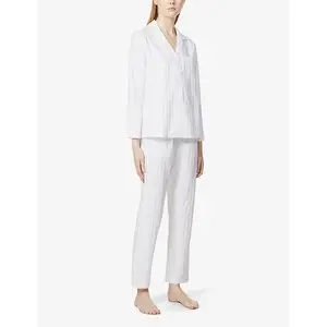 THE WHITE COMPANY Striped Cotton Pyjama Set