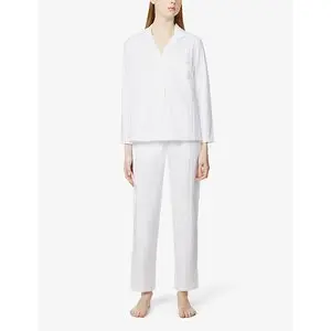 THE WHITE COMPANY Striped Cotton Pyjama Set