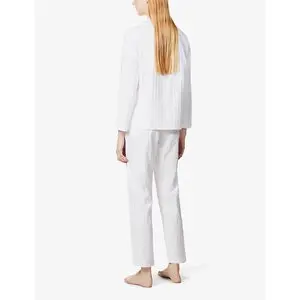 THE WHITE COMPANY Striped Cotton Pyjama Set