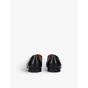 Santoni Carlos Flex Tasselled Leather Loafers