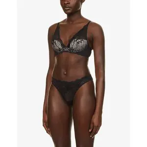 Calvin Klein Comfort Lotus Stretch-lace Thong