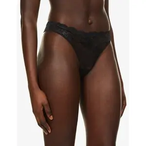 Calvin Klein Comfort Lotus Stretch-lace Thong