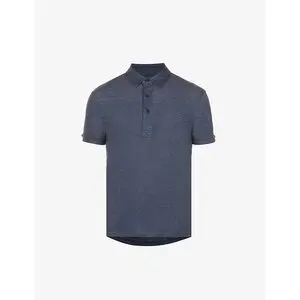 Orlebar Brown Sebastian Linen Polo Shirt - Navy