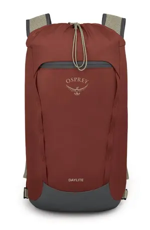 OSPREY Osprey Daylite Cinch Backpack Acorn Red/ Tunnel Vision Grey