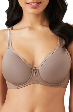 Wacoal Basic Beauty Spacer Underwire T-shirt Bra Deep Taupe
