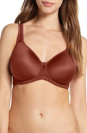 Wacoal Basic Beauty Spacer Underwire T-shirt Bra Henna