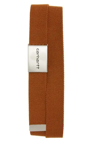 Carhartt Work In Progress Carhartt Work In Progress Chrome Clip Belt Tawny
