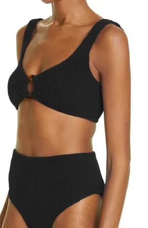Hunza G Nadine Two-piece Swimsuit - Black