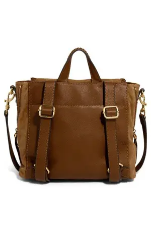 AIMEE All For Love Convertible Backpack - Coffee Suede