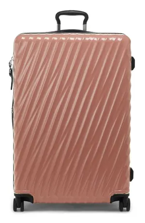 Tumi 19 Degree Large Expandable Checked Luggage Blush/ Navy Liquid Print