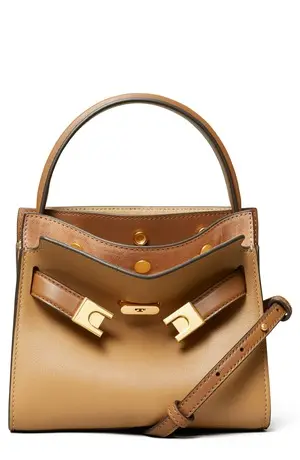 Tory Burch Petite Lee Radziwill Leather Double Bag