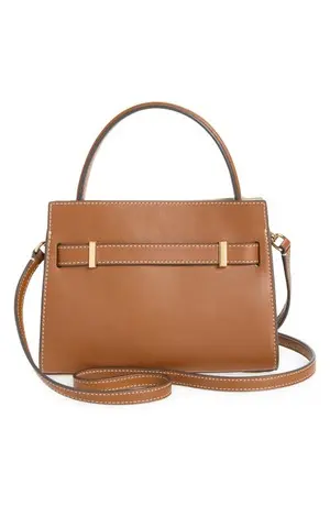 Tory Burch Petite Lee Radziwill Double Bag - Aged Tan