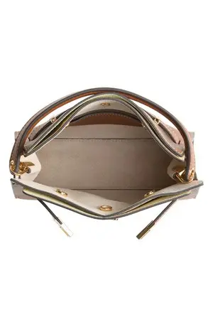 Tory Burch Petite Lee Radziwill Double Bag - Aged Tan