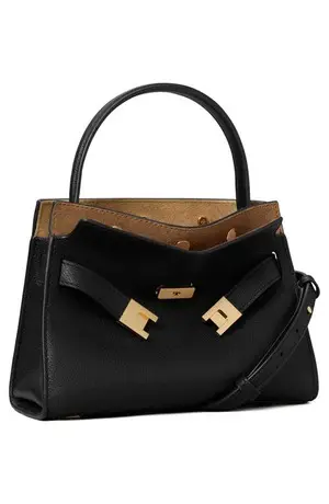 Tory Burch Petite Lee Radziwill Double Bag - Black