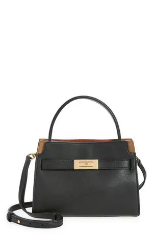 Tory Burch Petite Lee Radziwill Double Bag - Black