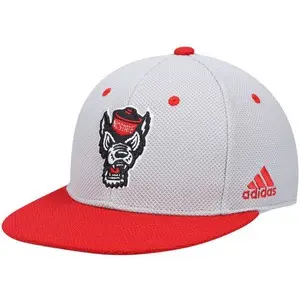 Adidas Nc State Wolfpack On-field Baseball Fitted Hat