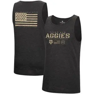 COLOSSEUM Texas A&m Aggies Tank Top - Heather Black