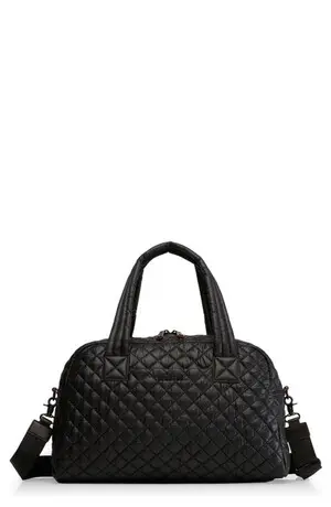 Mz Wallace Diamond-quilted Nylon Travel Bag