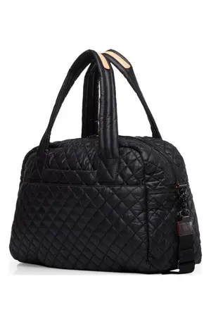 Mz Wallace Diamond-quilted Nylon Travel Bag