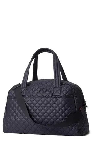 Mz Wallace Diamond-quilted Nylon Travel Bag