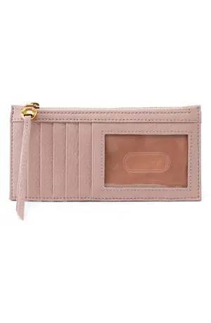 Hobo Carte Leather Wallet Lotus