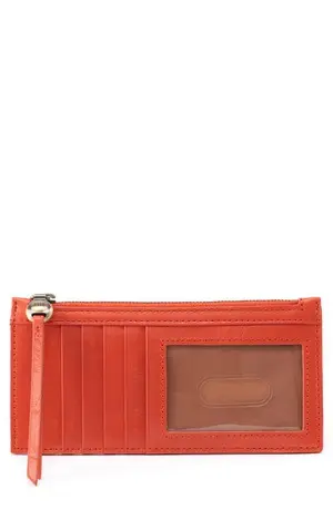 Hobo Carte Leather Wallet Zinnia