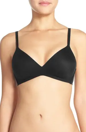 Wacoal How Perfect Wire Free T-shirt Bra - Black
