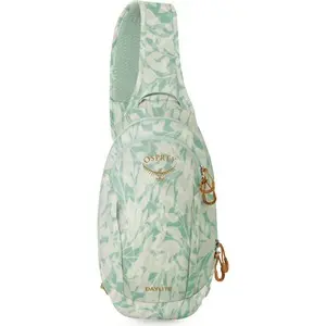 OSPREY Daylite Water Repellent Sling Backpack - Shaleafy Print Frosty Mint