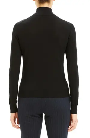 Theory Wool Blend Mock Neck Sweater