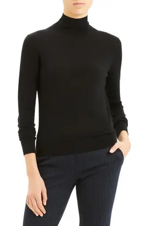 Theory Wool Blend Mock Neck Sweater
