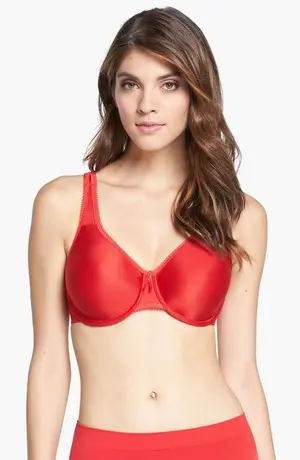 Wacoal Basic Beauty Seamless Underwire Bra Chinese Red