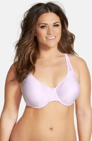 Wacoal Basic Beauty Seamless Underwire Bra Heather Pink