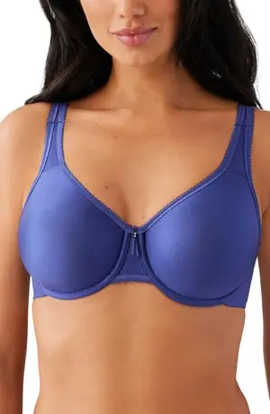 Wacoal Basic Beauty Seamless Underwire Bra - Skipper Blue