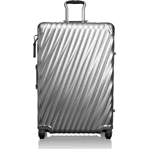 Large Silver Aluminum Luggage
