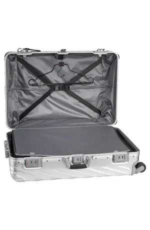 Tumi 19 Degree Aluminum Large Checked Luggage - Silver