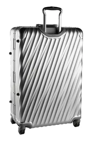 Tumi 19 Degree Aluminum Large Checked Luggage - Silver